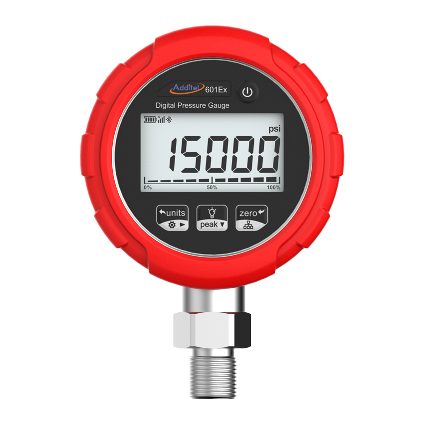 Manómetro digital de seguridad intrínseca